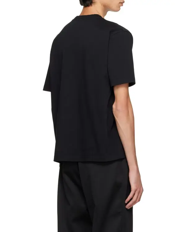 LANVIN Logo Embroidered Crewneck T-shirt