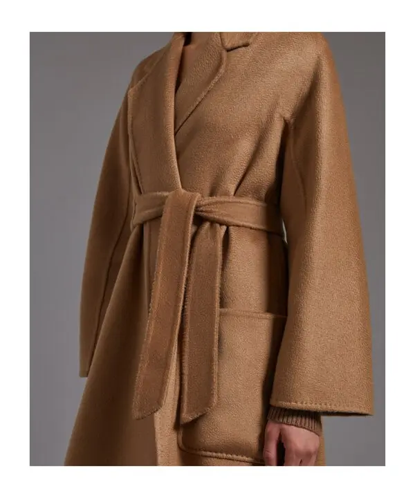 Max Mara Ludmilla Belted Wrap Coat - Camel