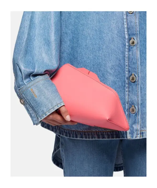 Attico Oversized Clutch - Coral