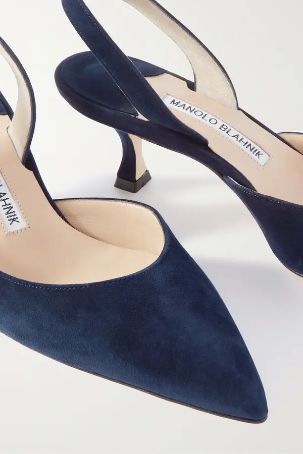 Manolo Blahnik Carolyne 50 Slingback Heels
