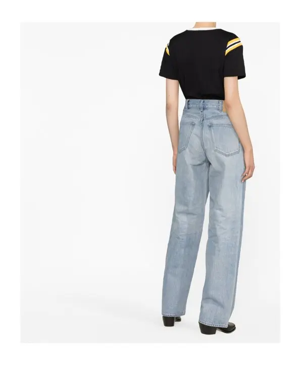 Celine Kitty Jeans In Pismo Wash Denim