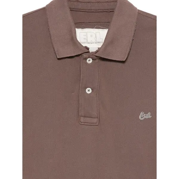 ERL Logo Knit Polo Shirts