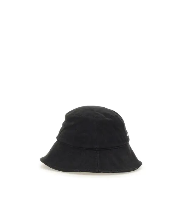 Balenciaga Logo Embroidered Bucket Hat