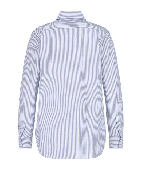 Polo Ralph Lauren Striped Embroidered Shirt - Blue