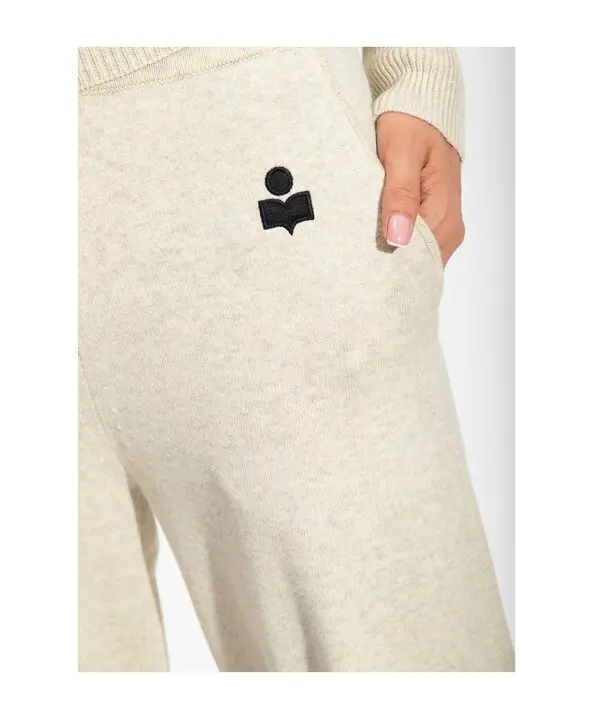 Isabel Marant Étoile Kira Drawstring Trousers - Lightgrey