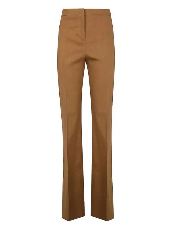Pinko Elegant Flared Trousers - Brown