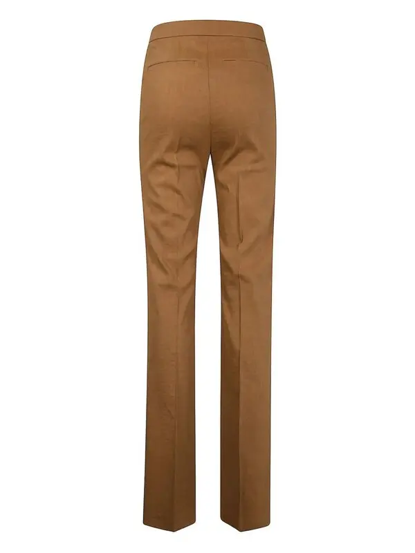 Pinko Elegant Flared Trousers - Brown