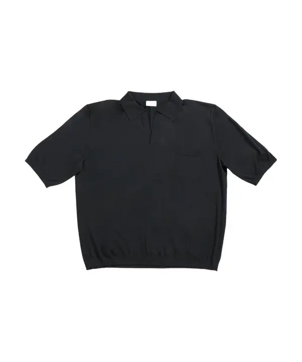 Saint Laurent V-neck Short-sleeved Polo Shirt