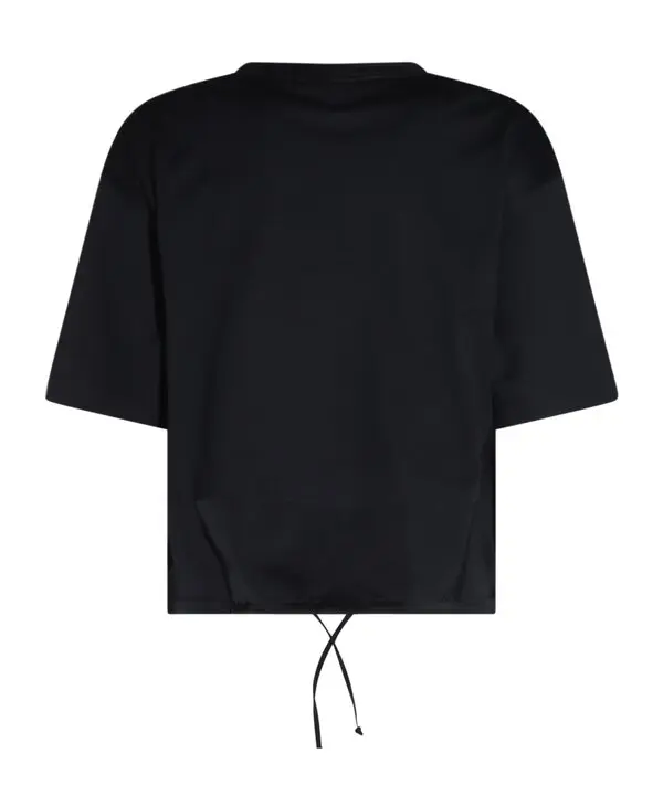 Fabiana Filippi Crewneck T-shirt With Drawstring Hem