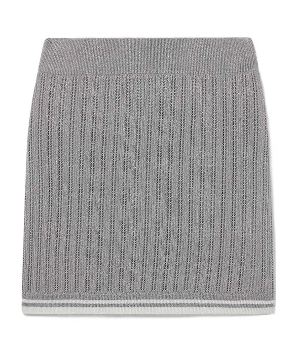 Casablanca Ribbed Knit Mini Skirt