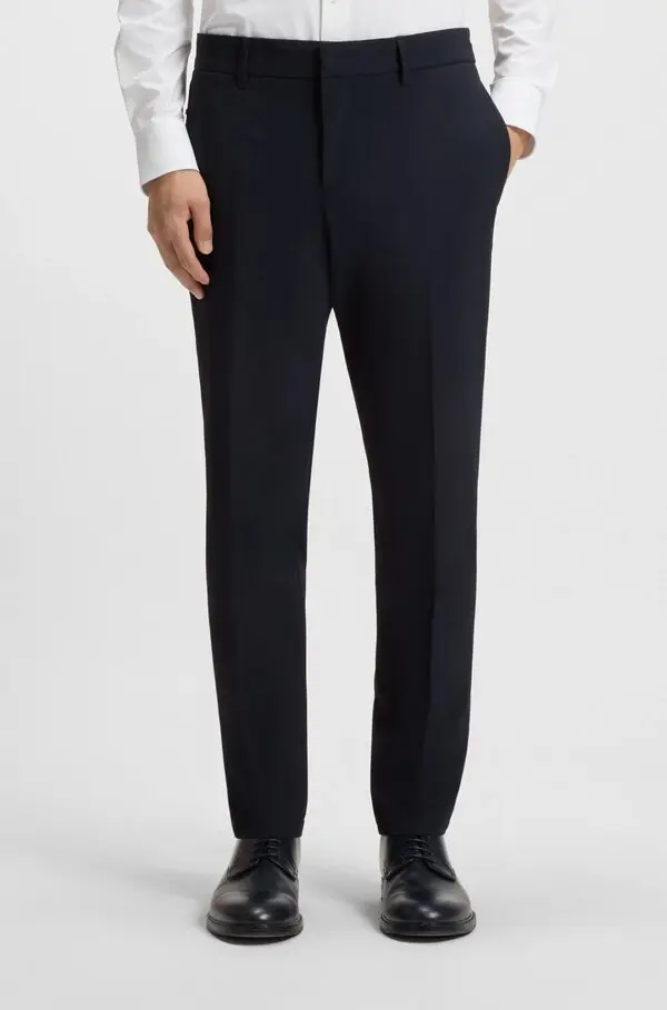Hugo Boss Concealed-fastening Tailored Pants