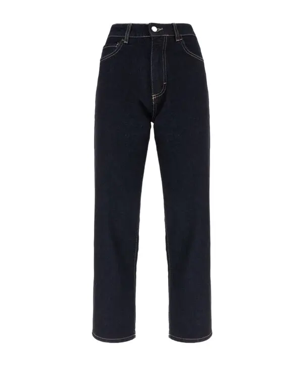 ICON DENIM LOS ANGELES Belt-detailed Five-pocket Jeans