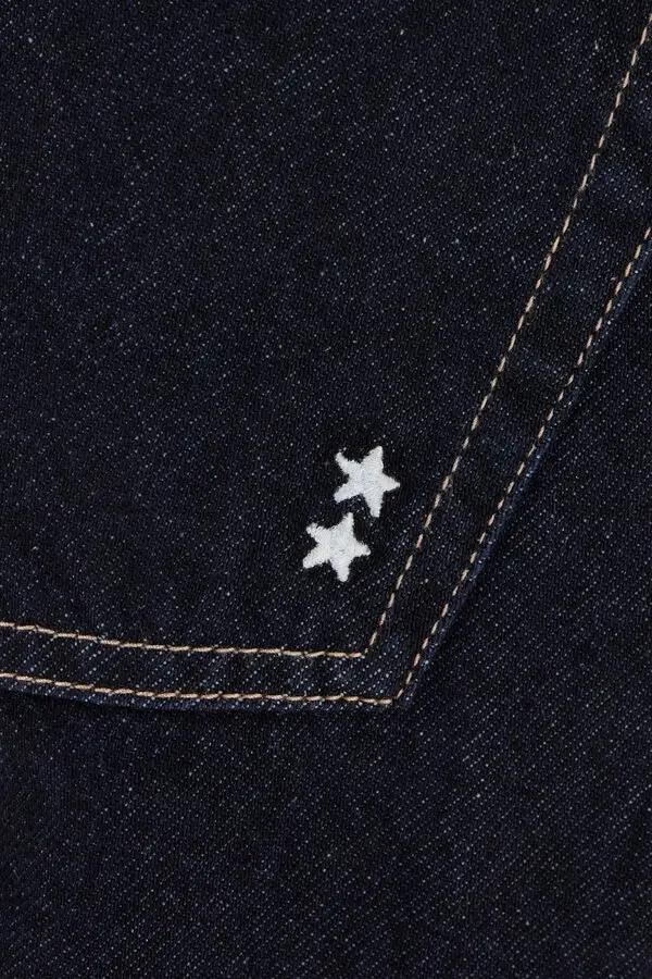 ICON DENIM LOS ANGELES Belt-detailed Five-pocket Jeans