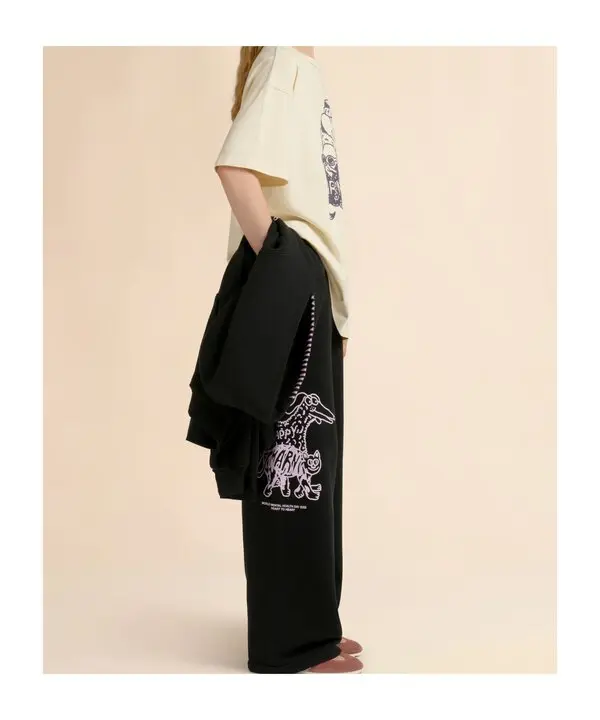 Marni Daisy Appliqué Carrot Fit Jeans - Blue-black