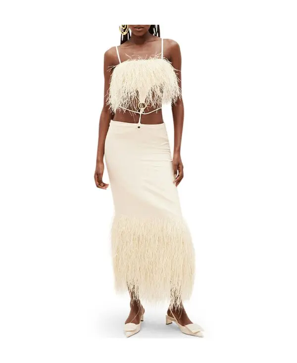 Jacquemus La Robe Raphia Midi Dress With Cut-out And Open Back