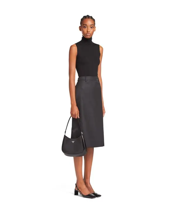 Prada Cleo Shoulder Bag - Black
