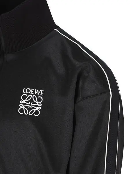 Loewe Logo Embroidered Zip-up Jacket