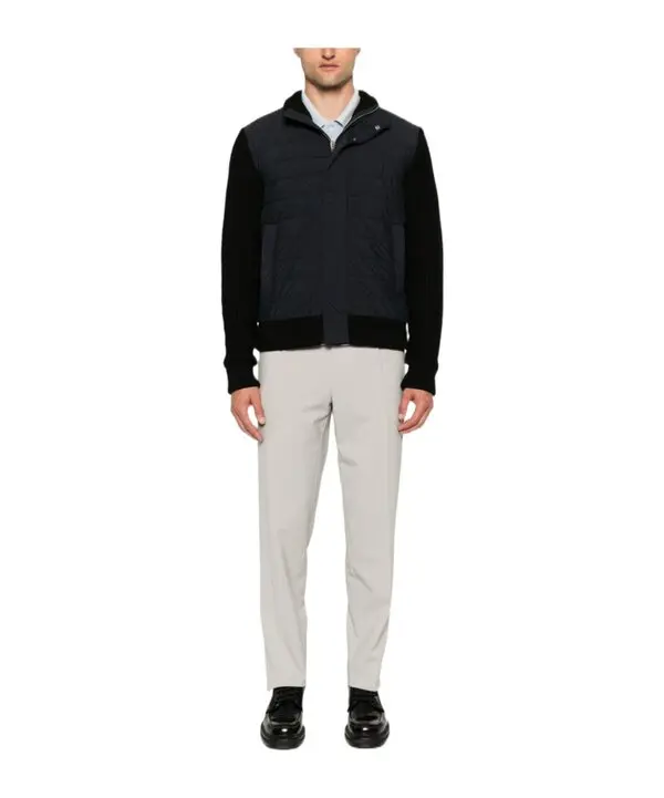 Herno Knitted-panel Down Jacket