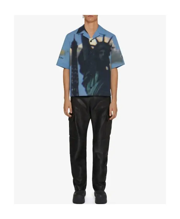 Givenchy Hawaiian Collar Shirt In Poplin