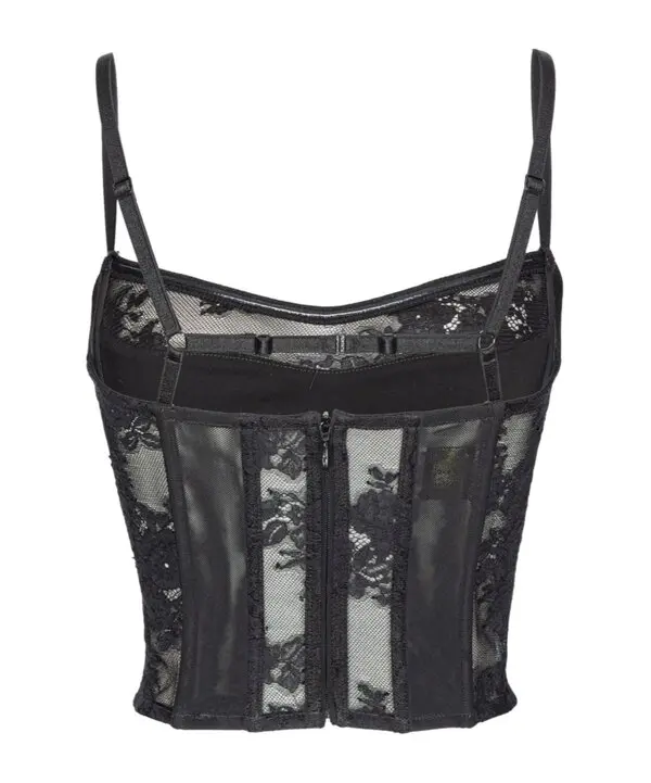 Pinko Lace Bustier Top