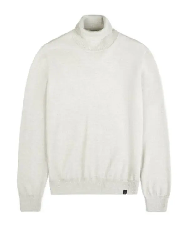 FAY Wool Turtleneck Sweater - Off White