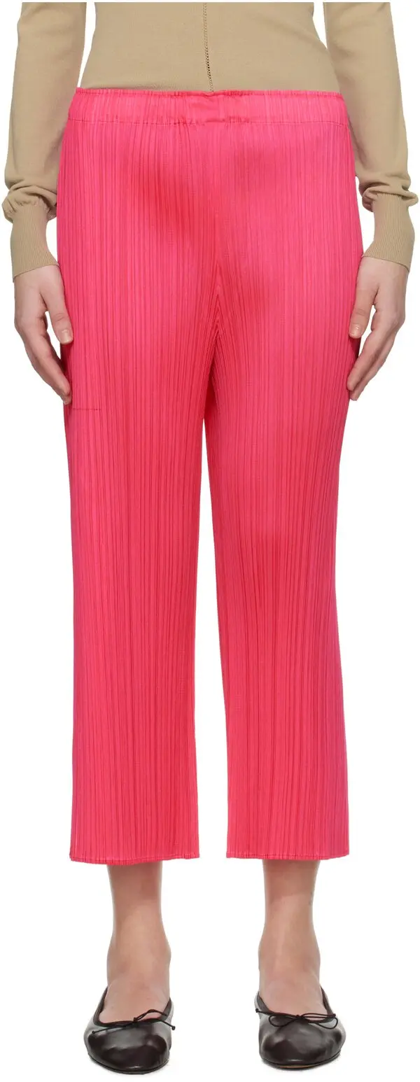 PLEATS PLEASE BY ISSEY MIYAKE Pleated Trousers