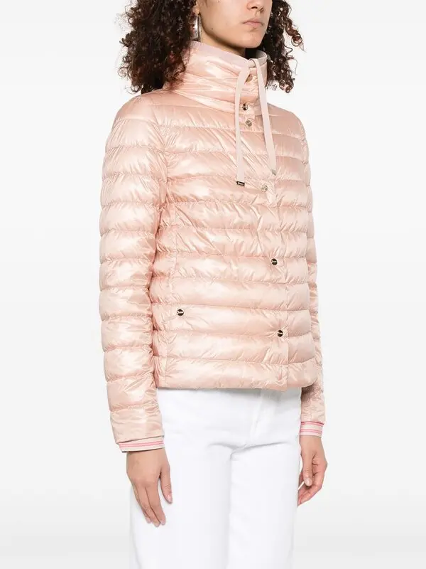 Herno Quilted High-neck Reversible Coat - Multi-color