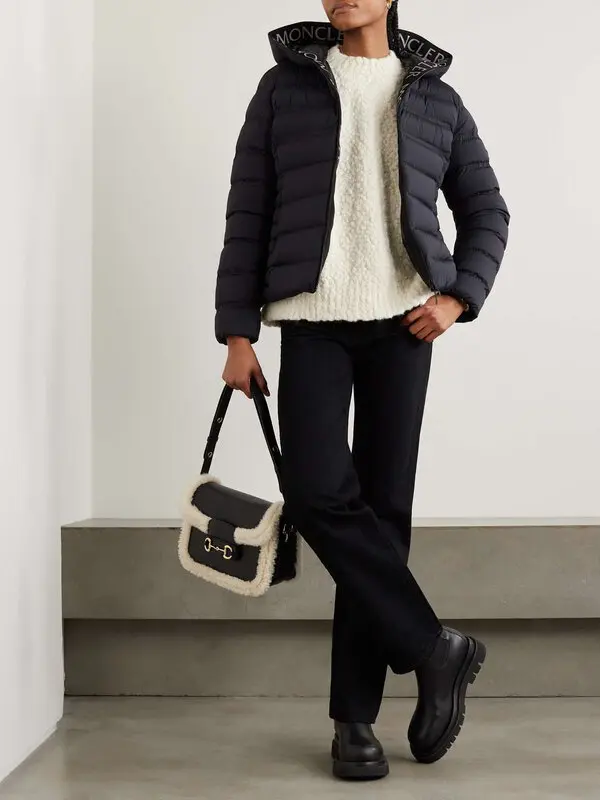 Moncler Hooded Down Jacket - Black