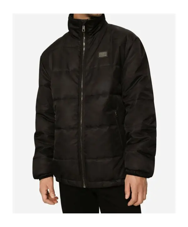 Dolce & Gabbana High Neck Padded Zip-up Jacket