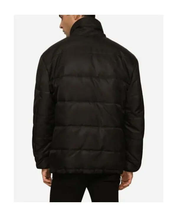 Dolce & Gabbana High Neck Padded Zip-up Jacket