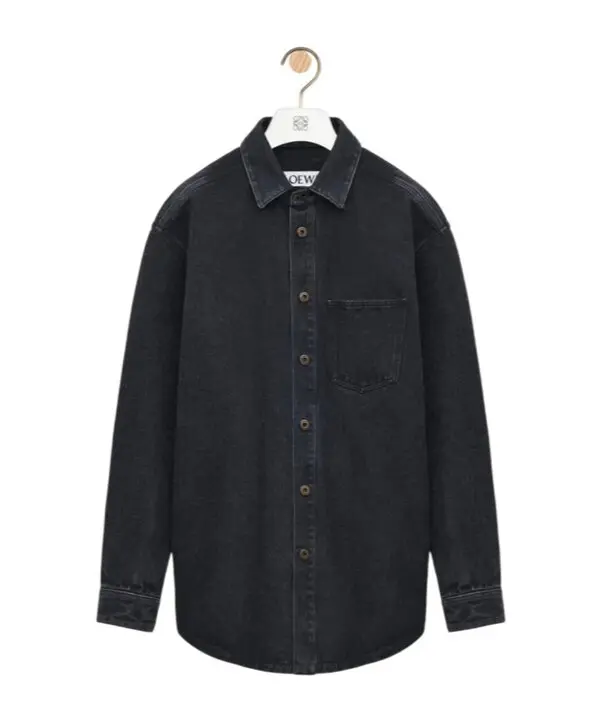Loewe Anagram Overshirt - Black