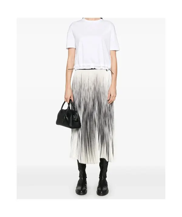 Herno Crew Neck T-shirt With Drawstring Hem