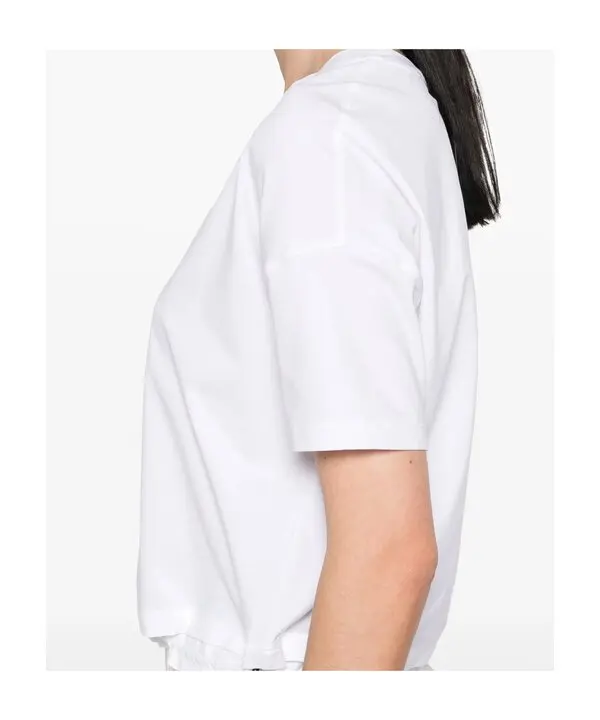 Herno Crew Neck T-shirt With Drawstring Hem