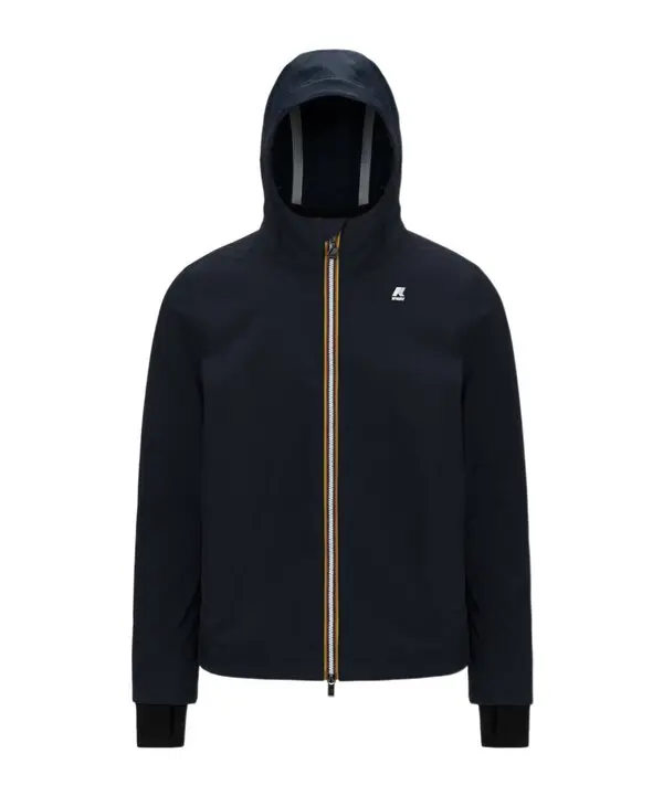 K-WAY Hooded Long Sleeve Casual Jacket - Black
