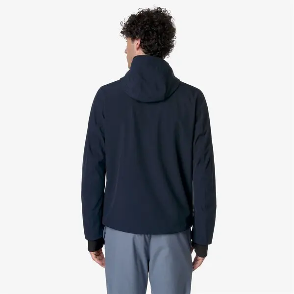 K-WAY Hooded Long Sleeve Casual Jacket - Black