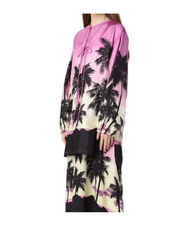 Palm Angels Allover Graphic Printed Top