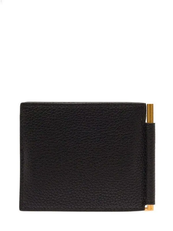 TOM FORD Logo Printed Bi-fold Wallet - Black