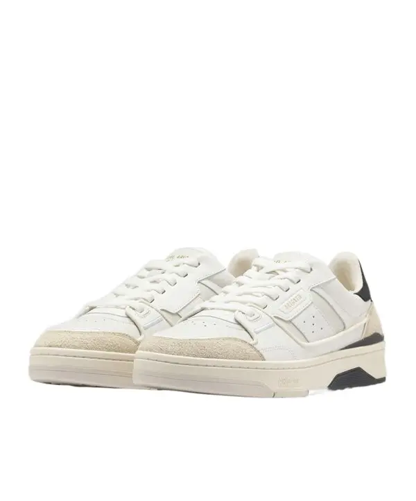 Axel Arigato Laced Sneakers With Embroidered Logo And Suede Details