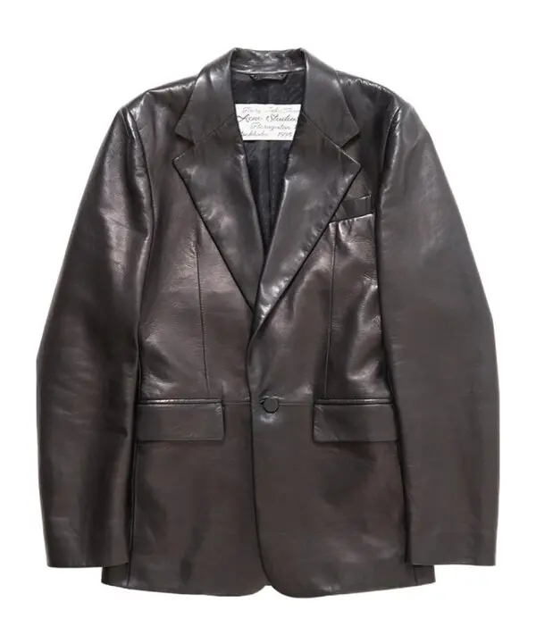 Acne Studios Leather Suit Jacket