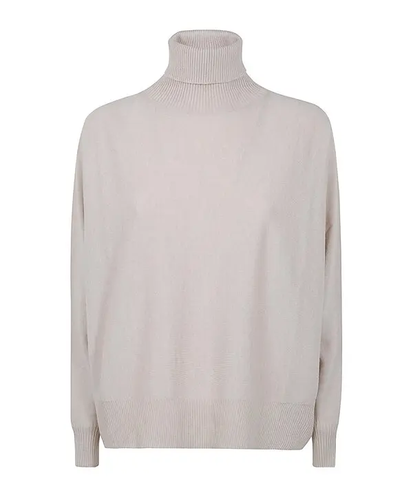 D.exterior Cashmere Turtleneck Sweater - White