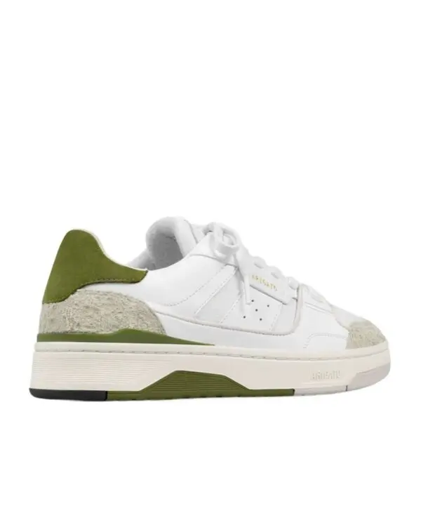 Axel Arigato Clay Panelled Low-top Sneakers - Off-white/green