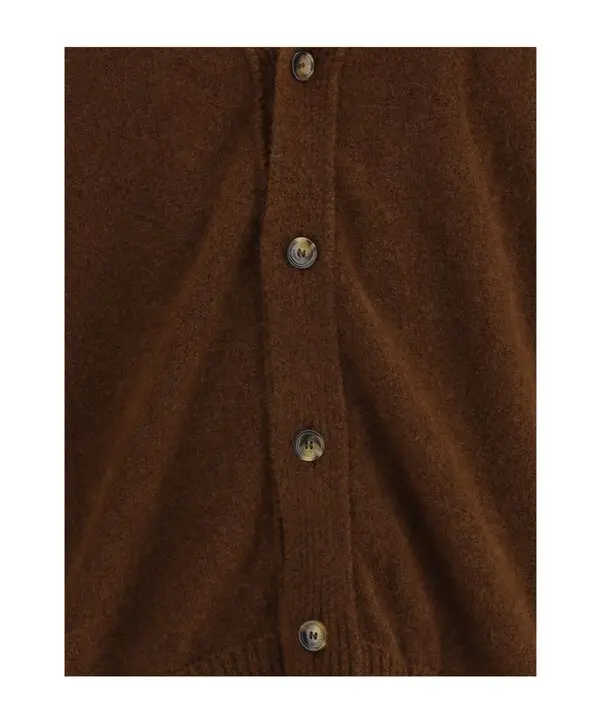 LANEUS Knitted V-neck Cardigan