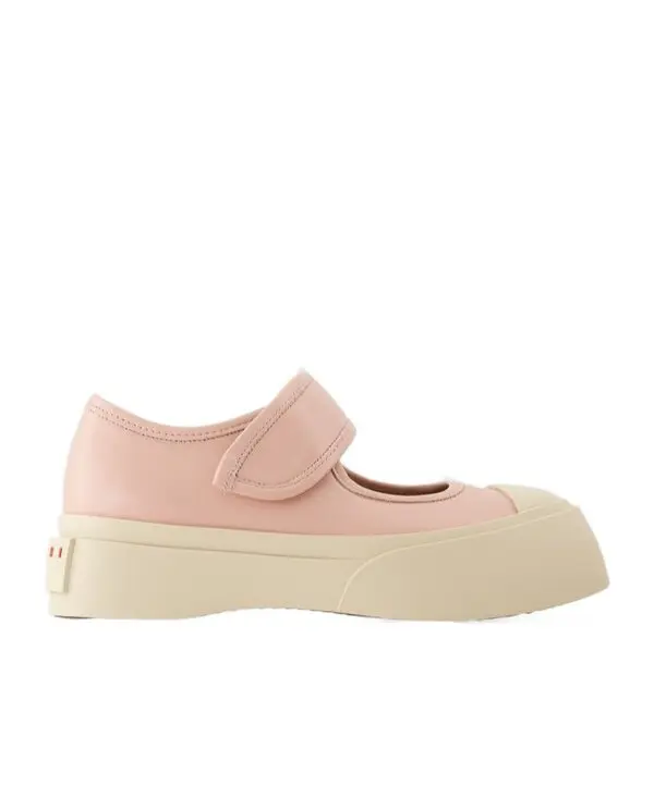 Marni Mary Jane Round-toe Sneakers - Pink