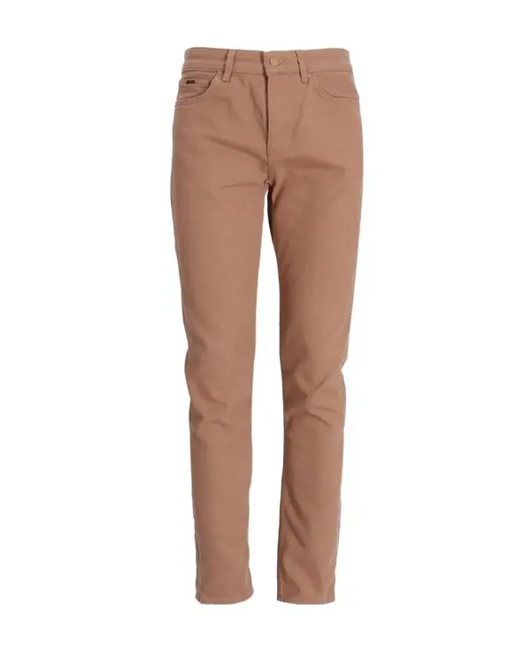 Hugo Boss Cotton-stretch Tapered-leg Trousers