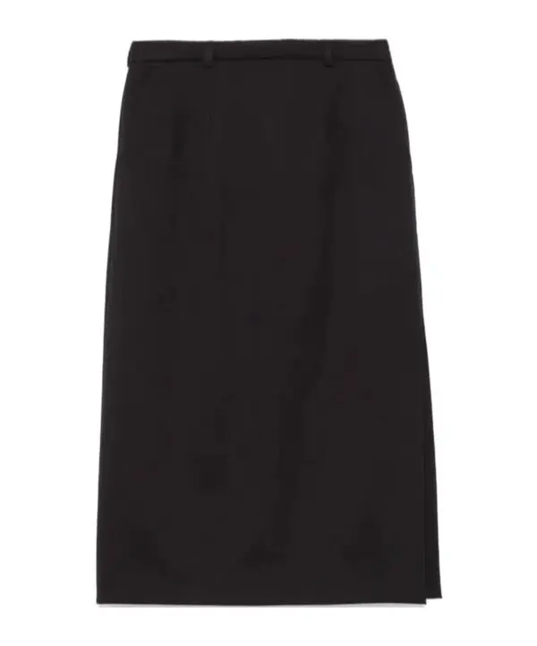 Dolce & Gabbana High Waist Gabardine Midi Skirt