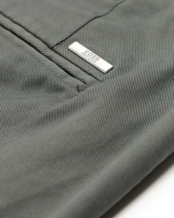 Hugo Boss Logo Casual Pants - Gray