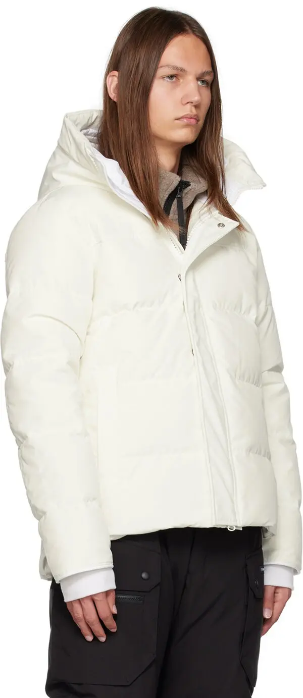Canada Goose Humanature Series Macmillan Quilted Down Jacket - White
