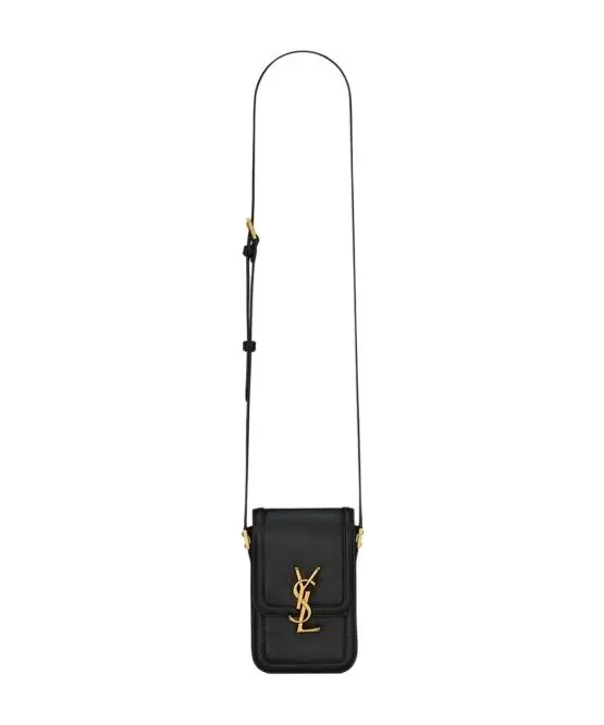 Saint Laurent Solferino Mini Satchel Bag - Black