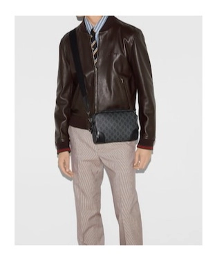 Gucci Monogrammed Messenger Bag