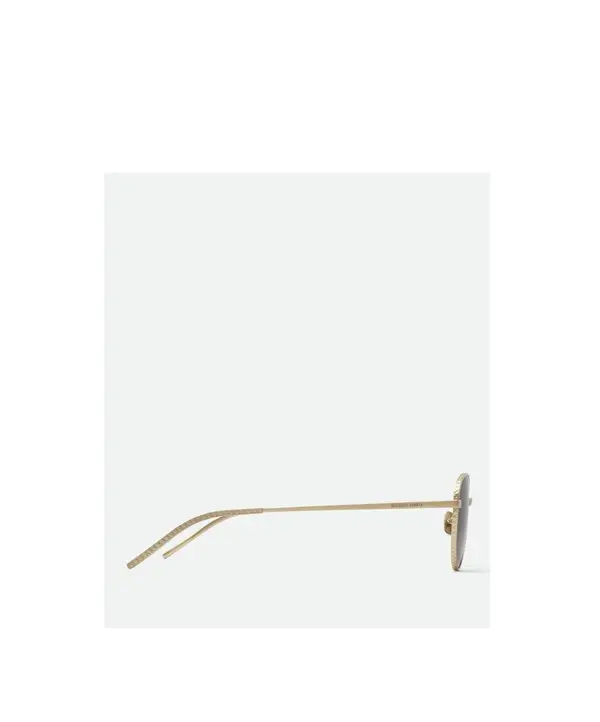 Bottega Veneta Intrecciato Panthos Sunglasses - Brown